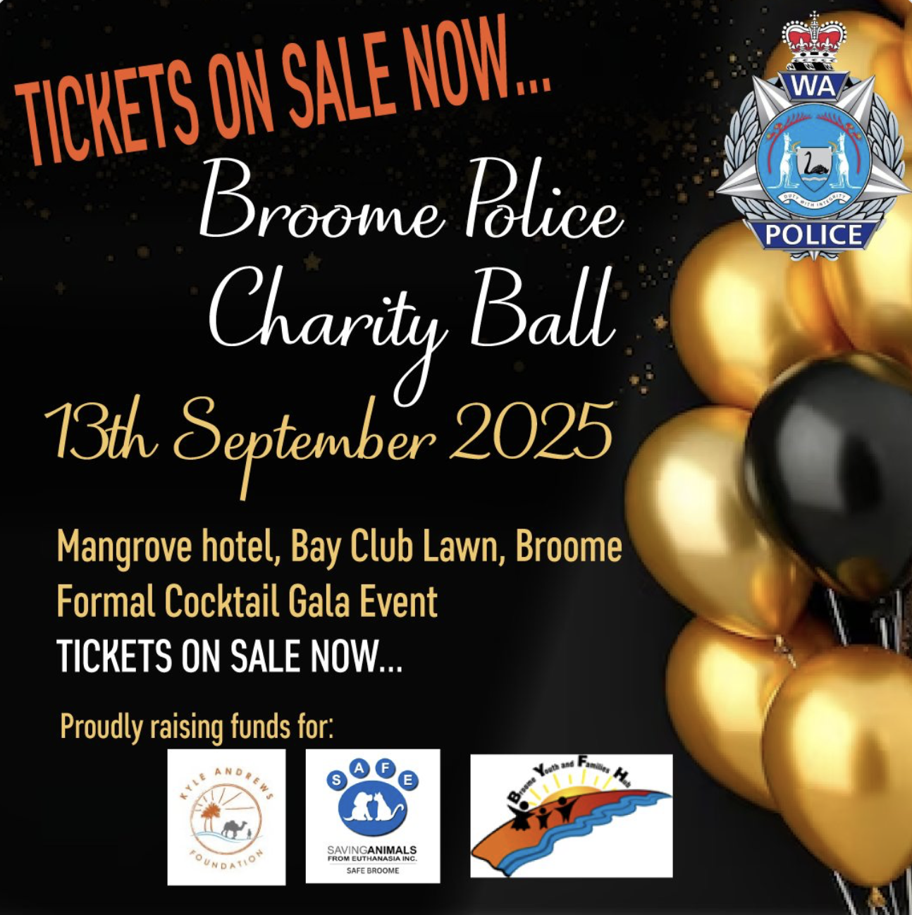 Broome Police Charity Ball - Uniquely Broome